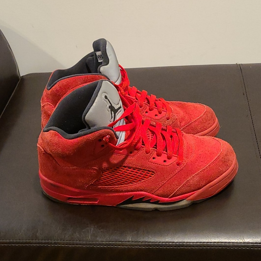 Jordan 5 Retro Red Suede - Gem